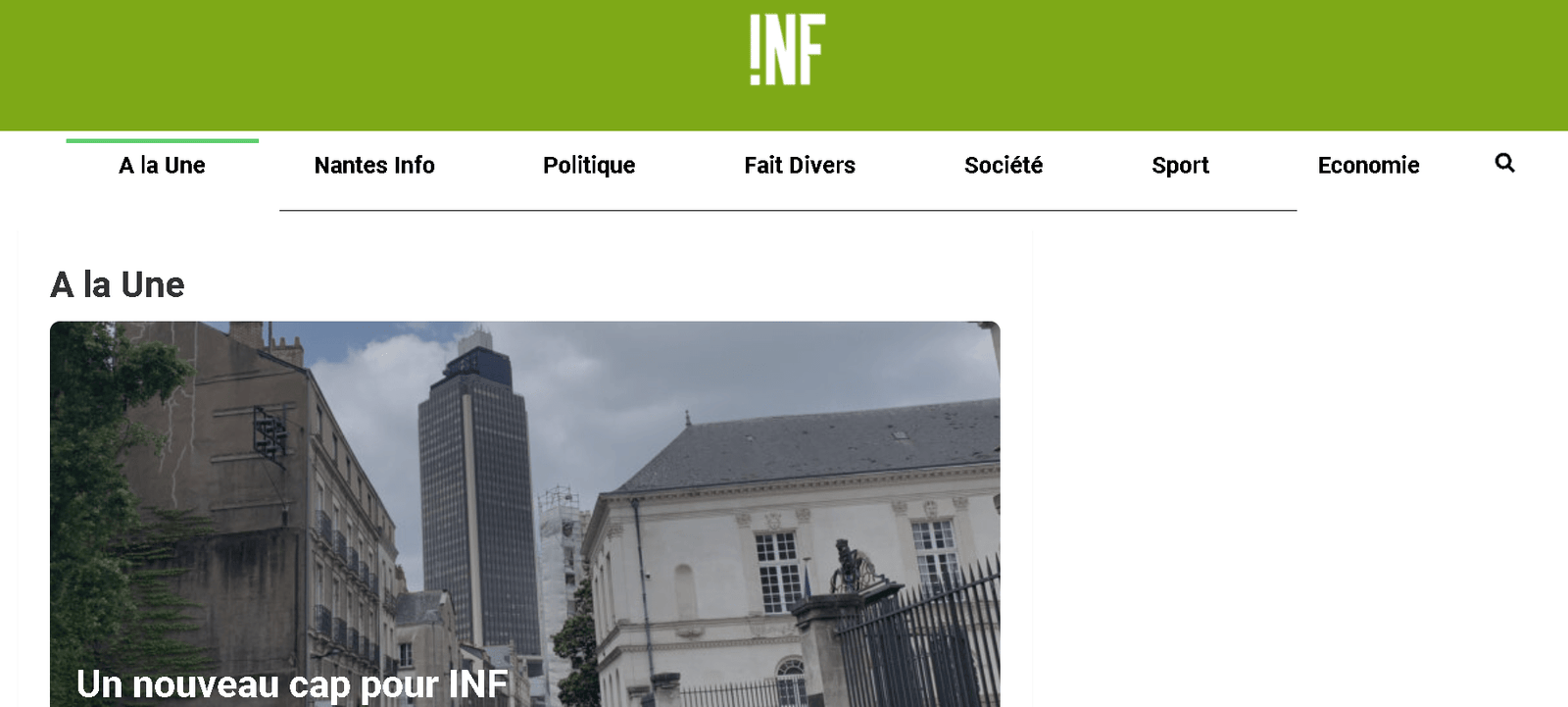 Un nouveau cap pour INF | INF la Rochelle